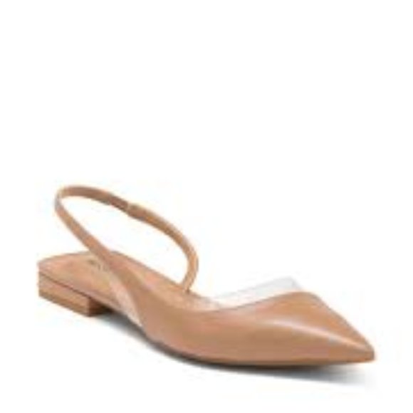 Abound | Shoes | Abound Charlatan Clear Strap Dorsay Flat Tan Women ...